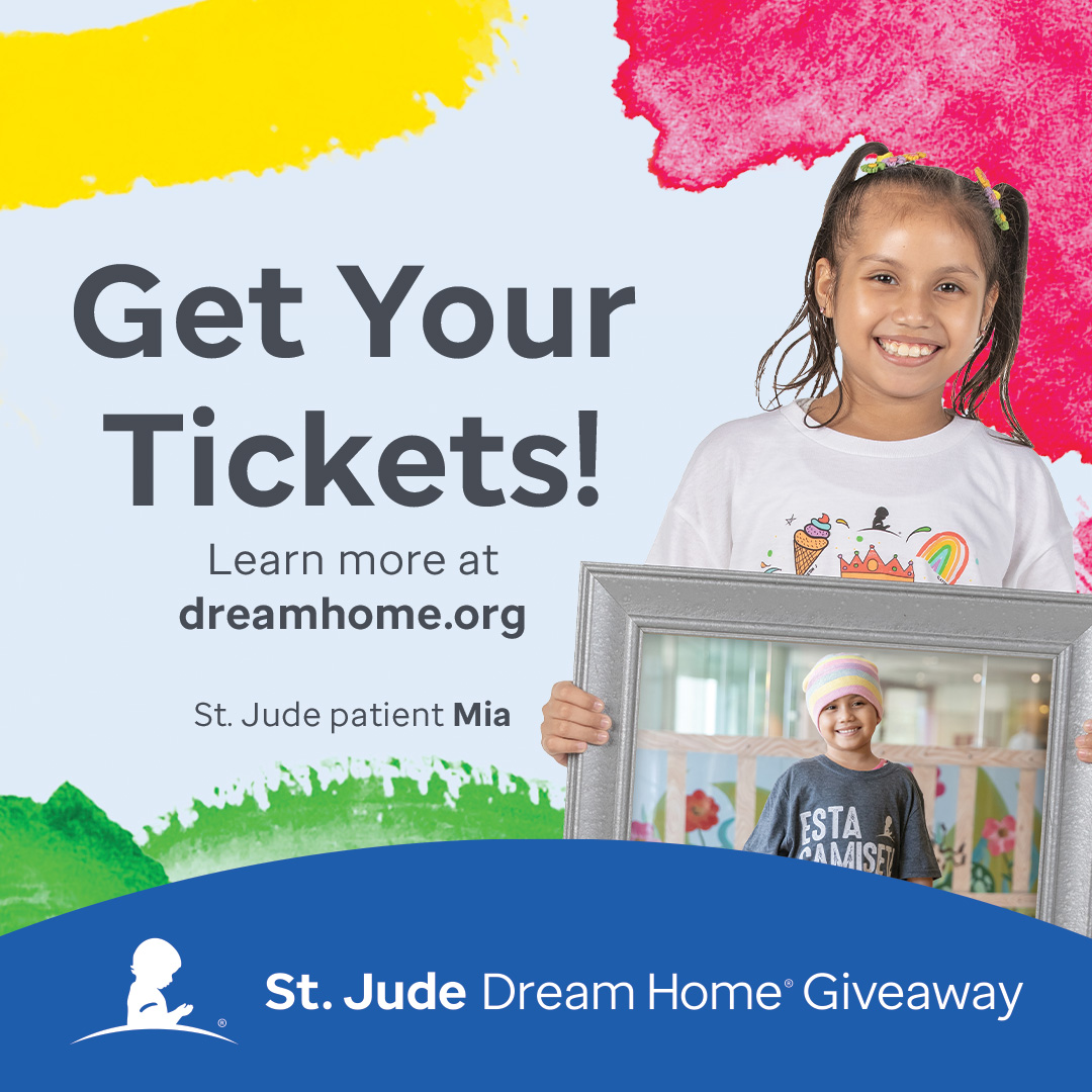 Tickets for the 2025 St. Louis, St. Jude Dream Home are selling fast!